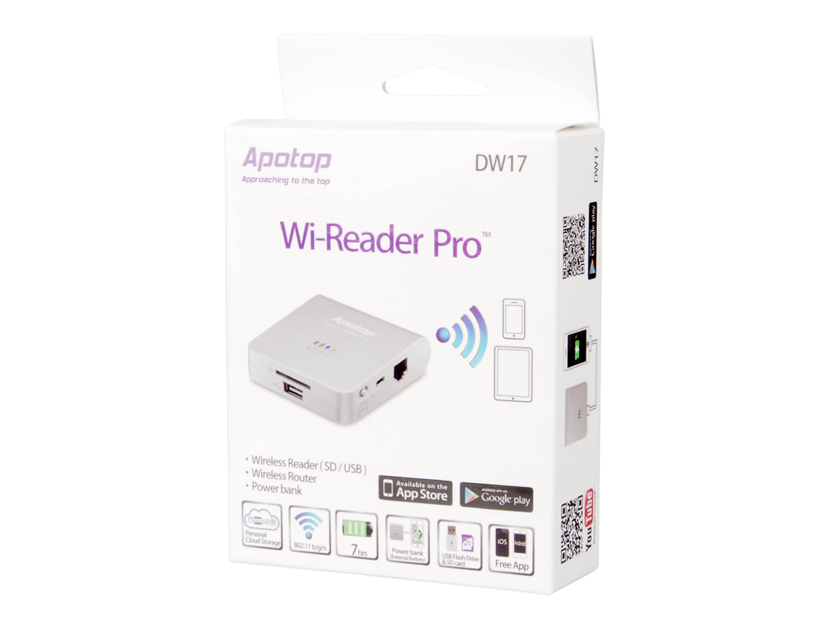 Apotop Wi-Reader Pro kártyaolvasó és Wi-Fi router - Pixinfo.com