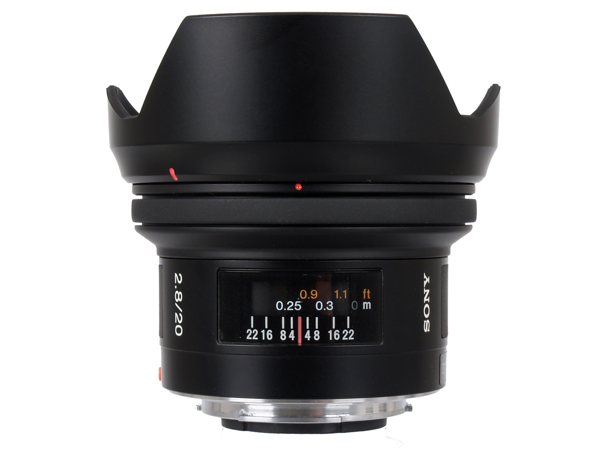 Sony 20mm F2,8 objektív - Pixinfo.com