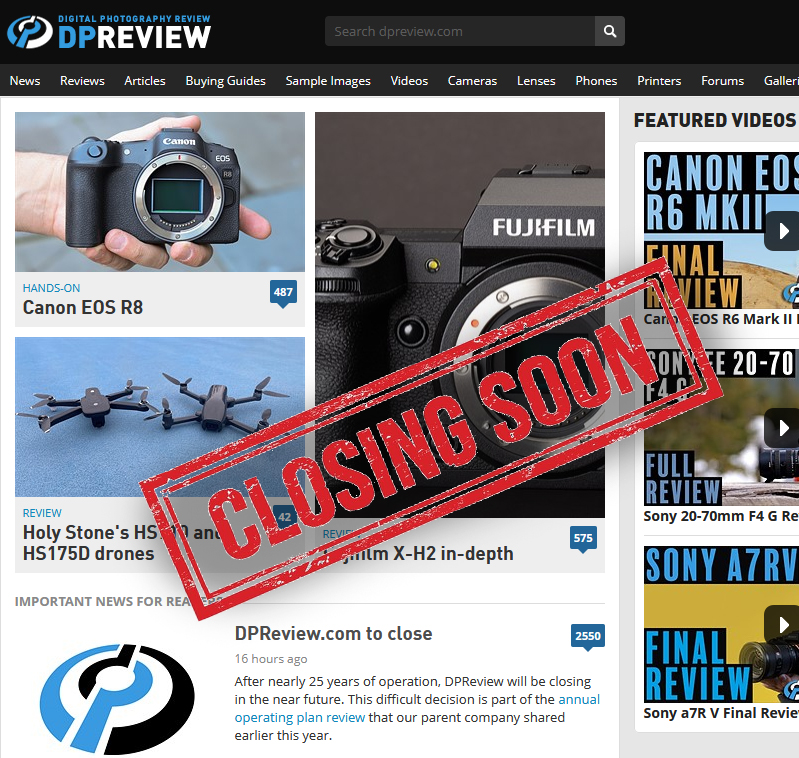 Bezár a DPReview - Pixinfo.com